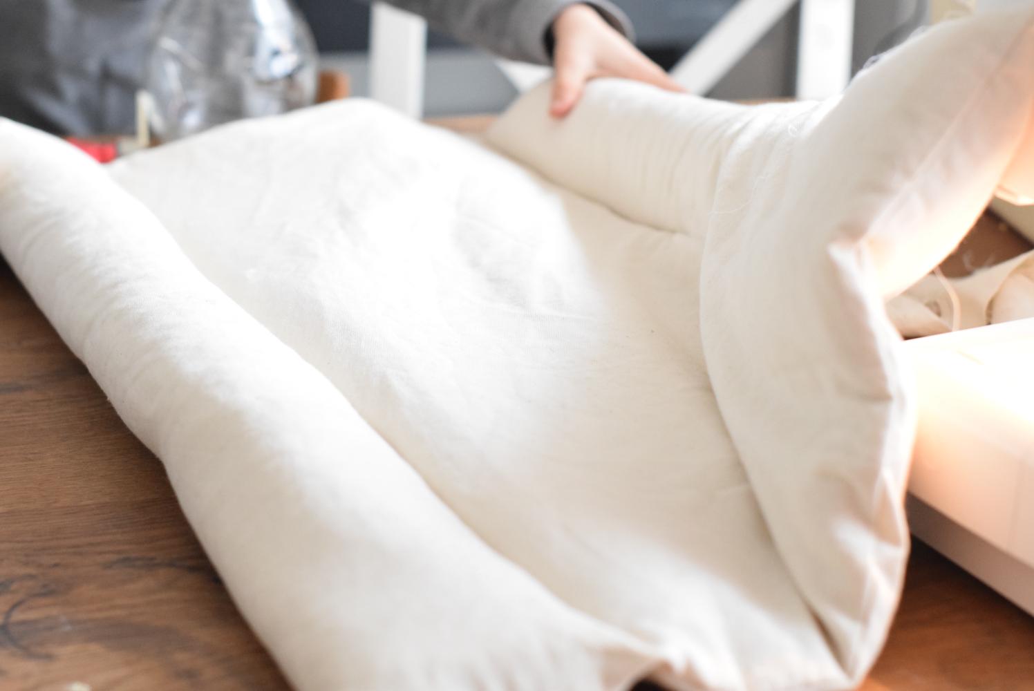 How to Make a Natural Wool Changing Table Pad - the Haven of Rest