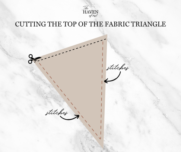 How to Sew Fabric Bunting with Linen - the Haven of Rest