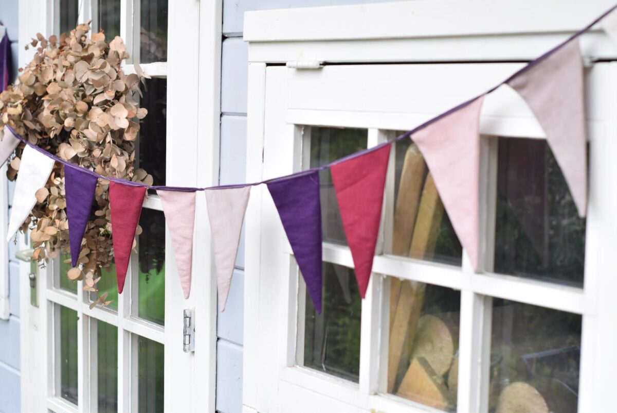 How to Sew Fabric Bunting with Linen - the Haven of Rest